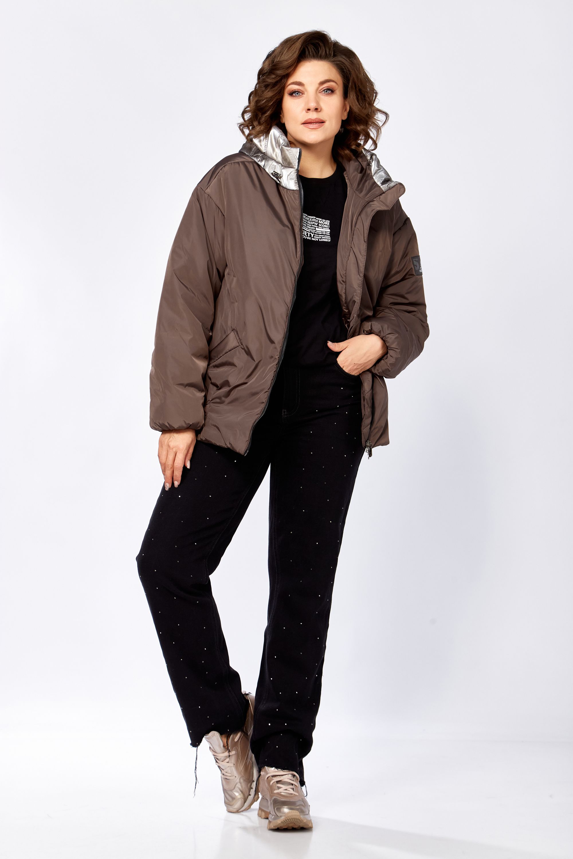 Куртка LS арт. 6363 шоколад — стиль и комфорт