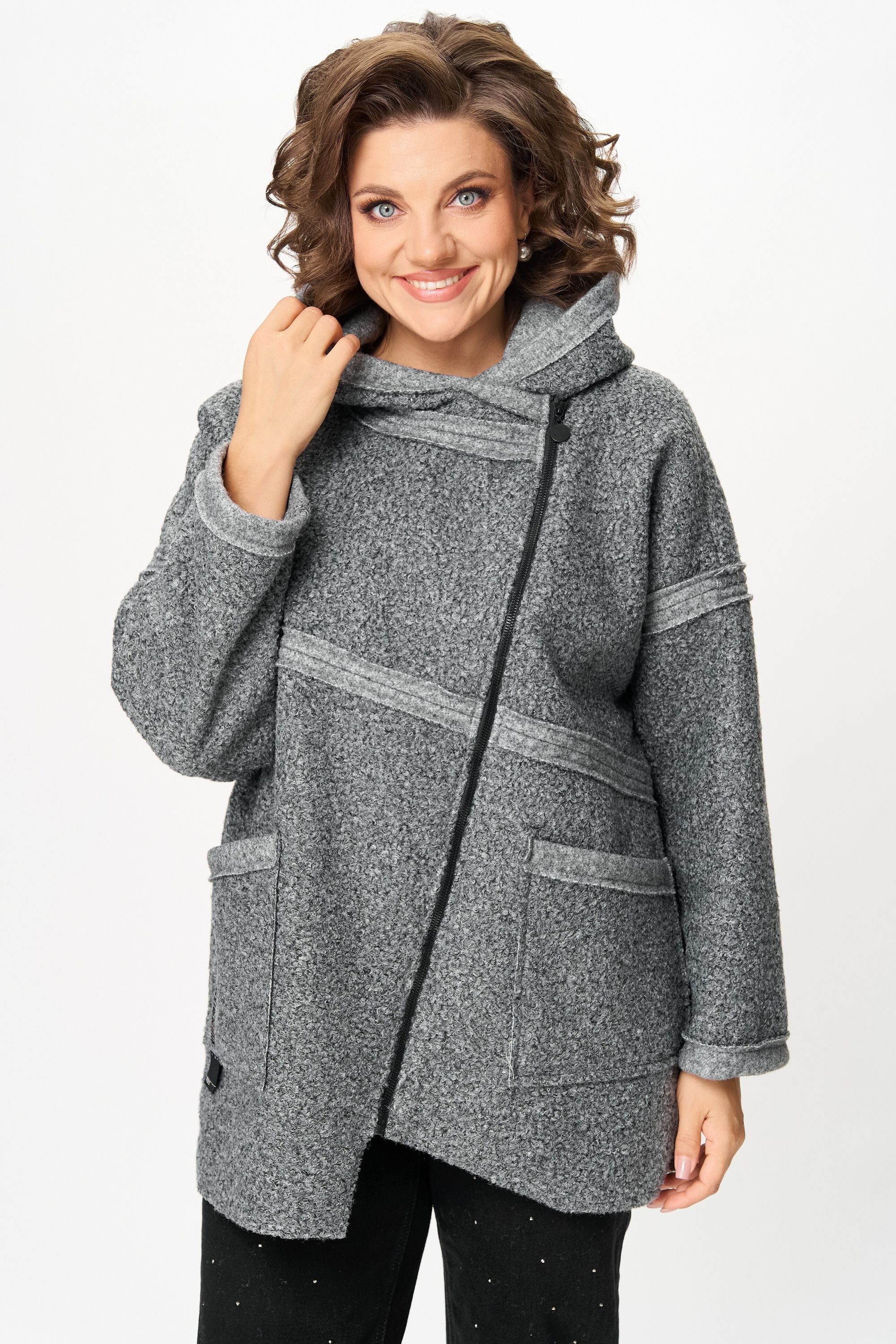 Полупальто Michel Chic арт. 360/1графит2 - стиль и уют