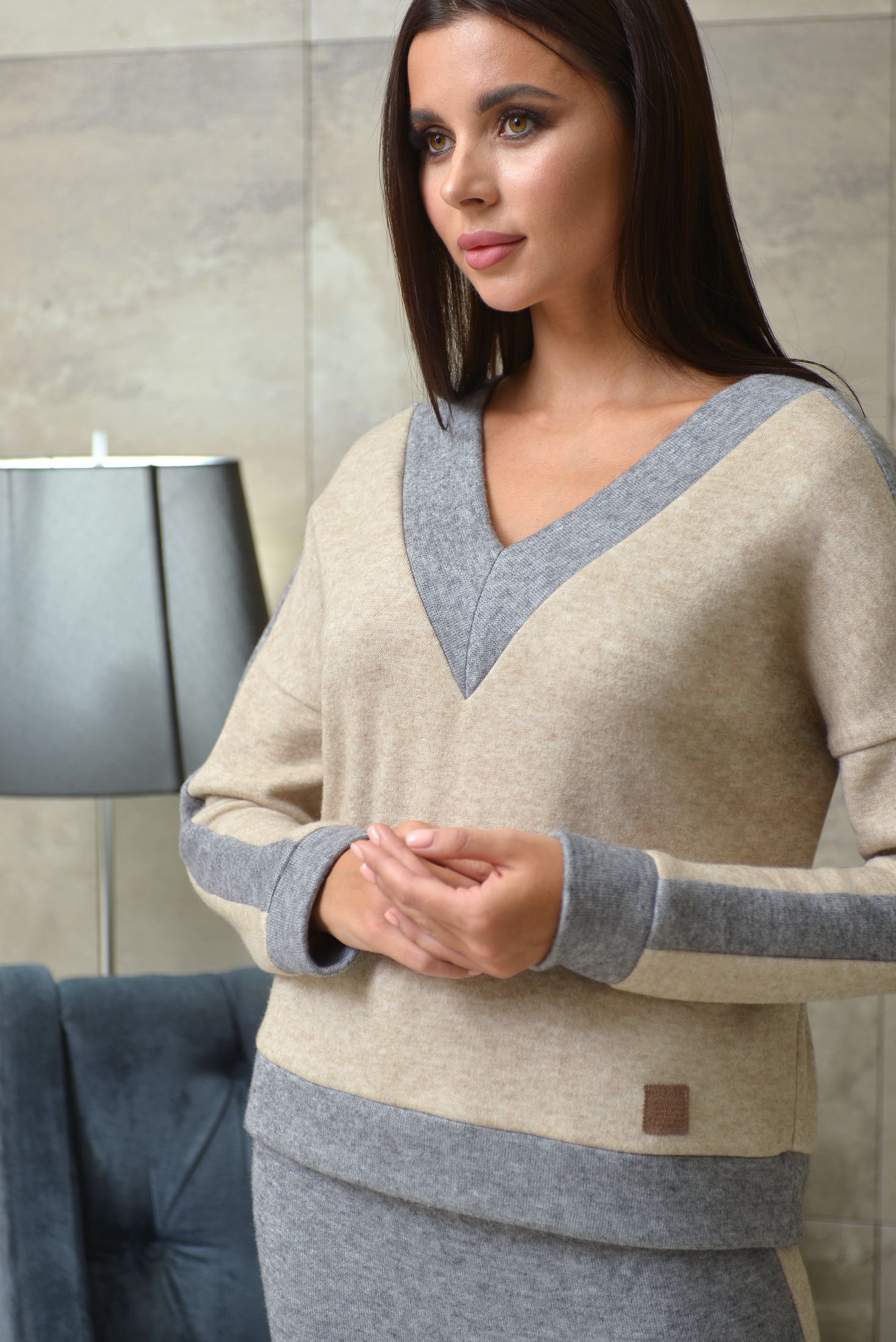 Костюм Galean Style арт. 781.1 - стильный трикотаж для осенних будней